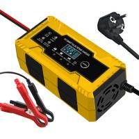 China Intelligent 12V 8A Lead Acid Battery Charger for Car EV Bike Golf Trolley 100-240V for sale