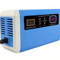 China 12V 10A 24V 10A Lead Acid Battery Charger GEL AGM ABS Shell for Golf Cart Forklift Motorcycle for sale