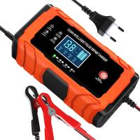 China 12V 10A 24V 5A Full Automatic Smart Car Battery Charger 7-Stage Pulse Repair for AGM GEL WET Lead Acid for sale