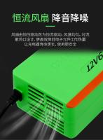 China 12V 10A Intelligent Fast Charger for Lead Acid Batteries with LCD Display and Full Automatic Charging for sale