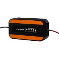 China Intelligent 12V 2A 3A 4A Car Battery Charger with LCD Display for Sealed Lead Acid Battery for sale