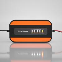 China Intelligent 12V 2A 3A 4A Car Battery Charger with LCD Display for Sealed Lead Acid Battery for sale