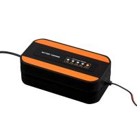 China Intelligent 12V 2A 3A 4A Car Battery Charger with LCD Display for Sealed Lead Acid Battery for sale