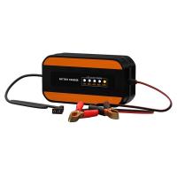 China Intelligent 12V 2A 3A 4A Car Battery Charger with LCD Display for Sealed Lead Acid Battery for sale