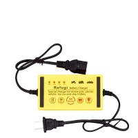 China Intelligent 12V 4A Lead Acid AGM GEL Battery Charger with Full Automatic Charging and LCD Display for sale
