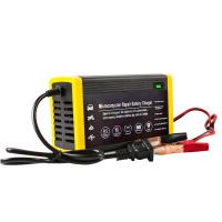 China Intelligent 12V 6A Lead Acid Battery Charger with Pulse Repair for Car Motorcycle for sale