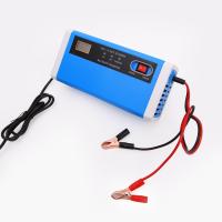 China 12V 24V 10A 5A Automatic Smart Car Battery Charger with OVP Protection for Gel Wet AGM Batteries for sale