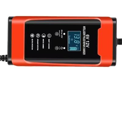 China 6V 12V 4A Smart Lead Acid Battery Charger for AGM GEL LiFePO4 Car Battery 200Ah for sale