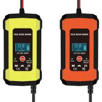 China Smart Battery Charger 12V 6A LCD Display Pulse Repair for Car Motorcycle Universal Battery 6V 12V 2A 8A 10A for sale