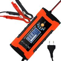 China 12V 24V 12A Intelligent Lead Acid Battery Charger with Pulse Repair and Current Protection for sale