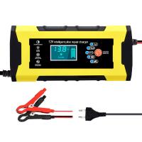 China 12V 24V 12A Intelligent Lead Acid Battery Charger with Pulse Repair and Current Protection for sale