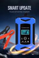 China 12V 8A Intelligent Lead Acid Battery Charger with Pulse Repair LCD Display for Car Motorcycle for sale