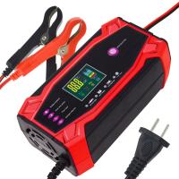 China 12V 24V 10A 20A Smart Battery Charger Intelligent Repair for AGM GEL Lead Acid Battery for sale