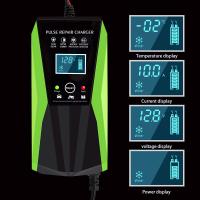 China 12V 10A Intelligent Lead Acid Battery Charger with 3-Stage Charging and 85% Efficiency for sale