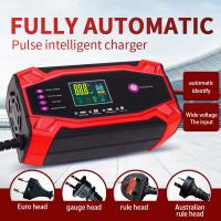China 12V 24V 12A Smart Battery Charger with Pulse Repair for Lead Acid AGM Gel Batteries for sale