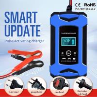 China 12V 8A Smart Lead Acid Battery Charger with Pulse Repair for Car Motorcycle 35-200AH for sale