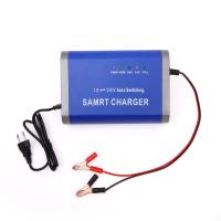 China 12V 24V 12A Smart Lead Acid Battery Charger 220V for Motorcycle Electric Tricycle 85% Efficiency for sale