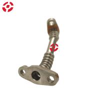 China Turbocharger oil hose Turbo oil feed pipe OE LR091576 Oil inlet tube for Land Rover Petrol turbo oil feed hose for sale