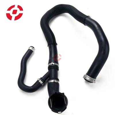 China Engine down coolant pipe Lower water radiator black rubber for Range Rover Radiator Hose OE LR049637 for sale