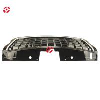 China Front bumper grille OE LR077427 LR083321 All-black silver bar grille for 2013 Land Rover modified to fit 2018 model for sale