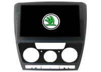 China Skoda Octavia 2010-2014 Android 10.0 Multimedia Radio Video Satellite Navigator Player Automatic AC OBD2 SKD-1014GDA for sale