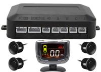 China Car Parking Sensor Backup Radar Kit With 4 Sensors LCD Display Accessories Voice Reverse Detector System PS-600LCD for sale