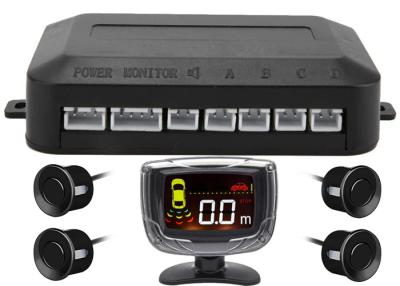 China Car Parking Sensor Backup Radar Kit With 4 Sensors LCD Display Accessories Voice Reverse Detector System PS-600LCD for sale