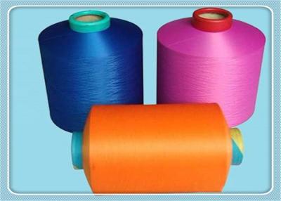 China Colored Polyester Dope Dyed Yarn 100D/48F For Knitting Gloves / Socks for sale