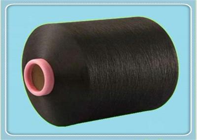 China Black Polyester DTY Yarn 100D 48F Core Spun Polyester Sewing Thread for sale