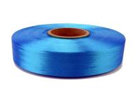 China Blue Color Full Dull Polyester Yarn Ring Spun 100D/72F AA Grade High Strength for sale