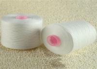 China Pure White Virgin 100% Polyester Sewing Thread 20s/6 For Bag / Fashions for sale