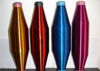 China Polyester Monofilament Dope Dyed Polyester Yarn For Embroidery 20D AA Grade for sale