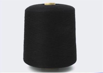 China Black Dyed Organic Cotton Yarn Regenerated For Knitting Customized for sale
