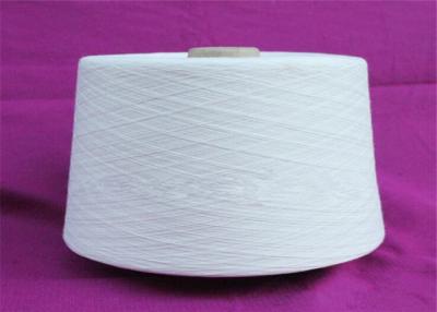 China Kniting / Weaving Polyester Spun Yarn Bleaching White for sale