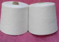 China 100% Virgin Raw White Polyester Spun Yarn , Polyester Spun Thread for sale