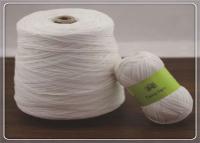 China Raw White Coreless Cotton Hollow Yarn Tubular Yarn Soft Eco Friendly for sale