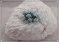 China White Polyester Fancy Knitting Yarn Lantern Yarns Export Standard for sale