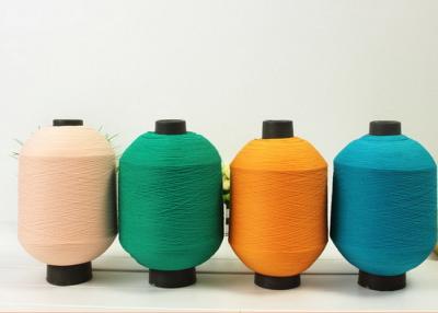 China Colorful Dyed High Stretch Knitting DTY Polyester Yarn 100D / 36F SD SIM for sale