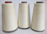 China Ring Spun Raw White Pure Cotton Yarn 21s / 2 For Knitting And Weaving for sale
