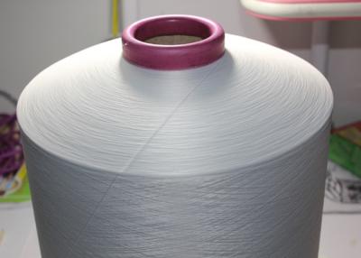 China Raw White 75D / 36F Polyester Spun Yarn , Recycled Textured Polyester Yarn For Non Wovens for sale