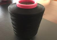 China 300D / 96F Polyester DTY Yarn / AA Grade Polyester Industrial Yarn , Jet Black Color for sale