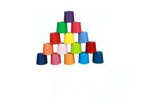 China Dyed Recycled 100 Polyester Spun Yarn Ne20 On Cone For Fabric And Socks Production for sale