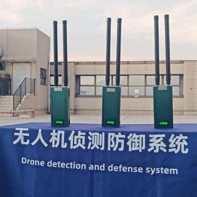 China Portable Anti UAV Device 2.4G 5.8G Drone Jammer 50W 4kg Lightweight for sale