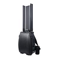 China WS08 Backpack Mounted Plastic Anti Drone Device 8 Channel 50W 25AH for sale