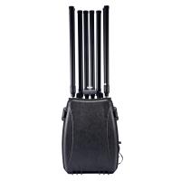 China WS08 Backpack Mounted Plastic Anti Drone Device 8 Channel 50W 25AH for sale