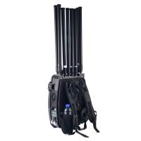 China WS08 Backpack Mounted Plastic Anti Drone Device 8 Channel 50W 25AH for sale