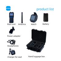 China CH05 Portable Drone Detector 1.5km Range 70MHz-6.2GHz with Wrist Watch Alert System for sale