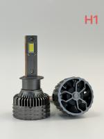 China IP67 Automotive LED Headlight Bulbs Dustproof H1 LED Headlight Bulbs 80W For Toyota Honda Ford Hyundai for sale