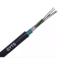 China 12 Core Outdoor GYTS Armoured Optical Fiber Cable Stranded Direct Buried for sale