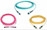 China 10G 40G 100G Fiber Optic MTP MPO Trunk Cable SM OM3 OM4 8 12 24 Cores for sale
